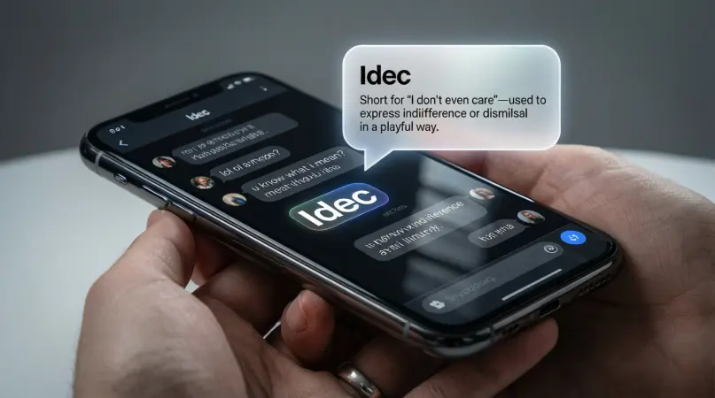 Idec Meaning in Text Explained Simply for Online Chats 2026